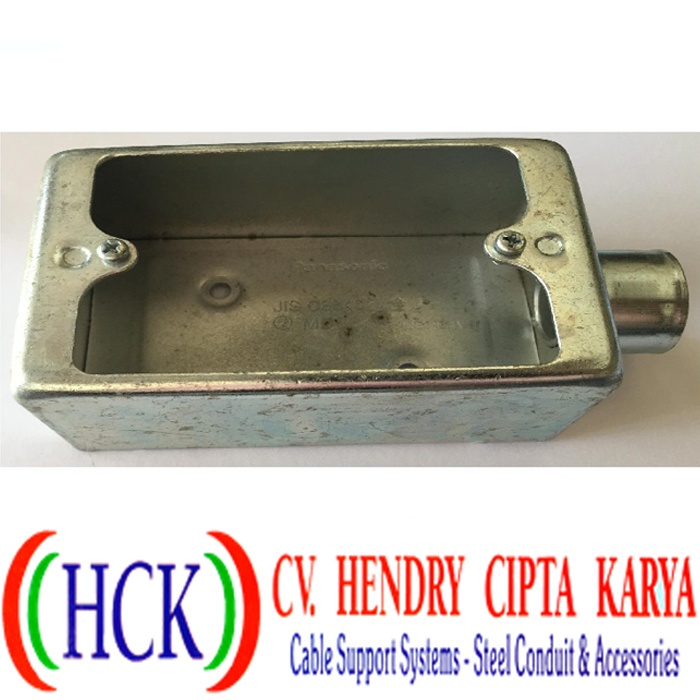 Switch Box 2 Way G-16 - HCK - Steel Conduit | CV Hendry Cipta Karya